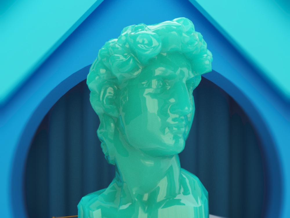 C4D&OC 简易场景渲染 SSS材质_结发授长生-站酷ZCOOL