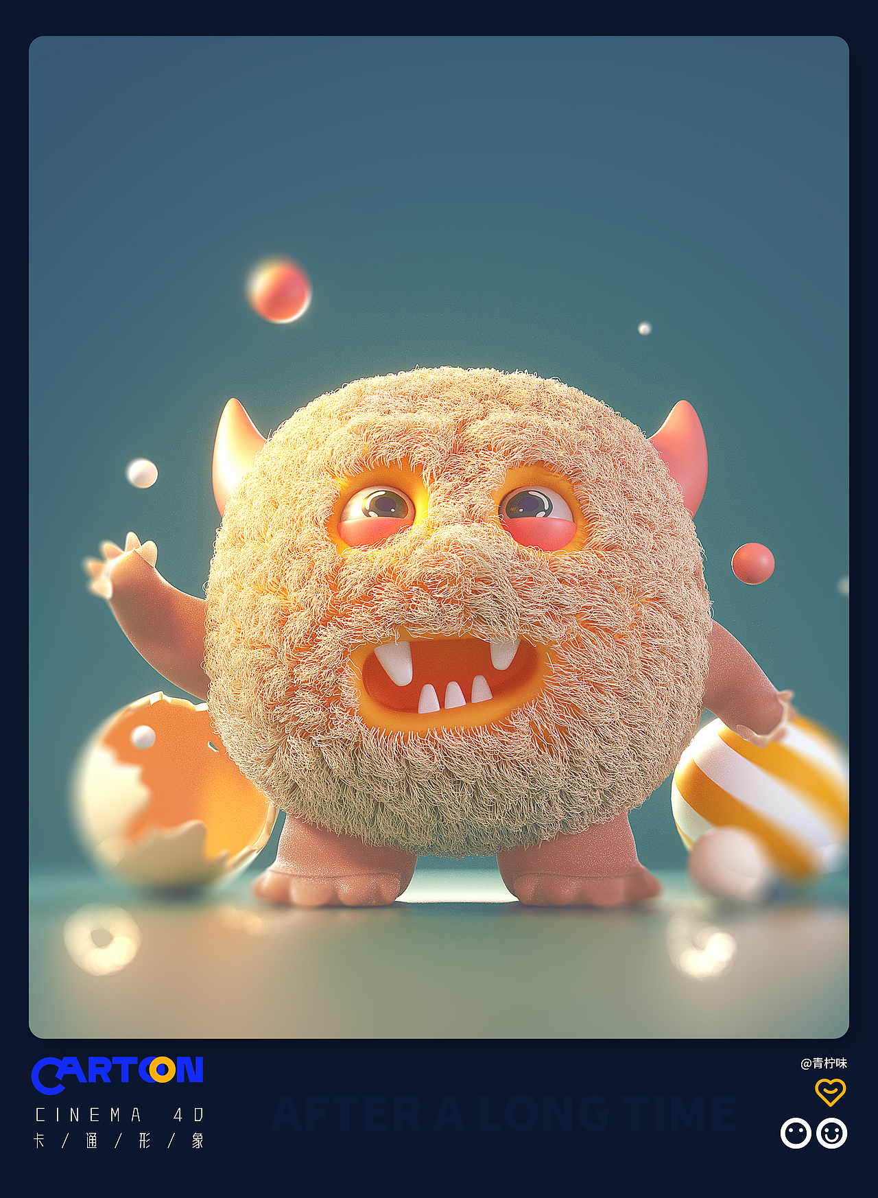 C4D+Cartoon-卡通角色们_三六八复机-站酷ZCOOL