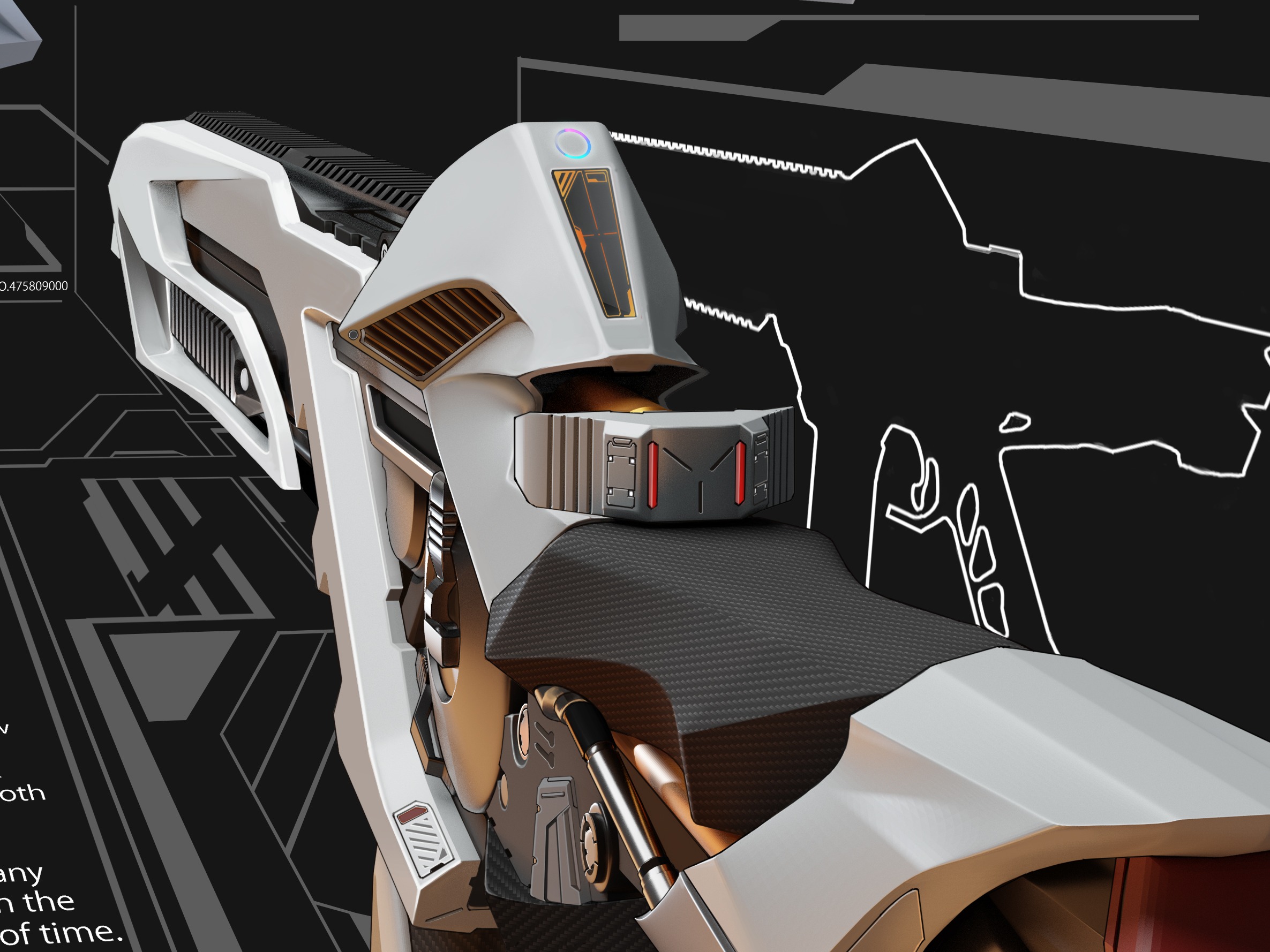 Gun For Motorcycle_kjoop-站酷ZCOOL