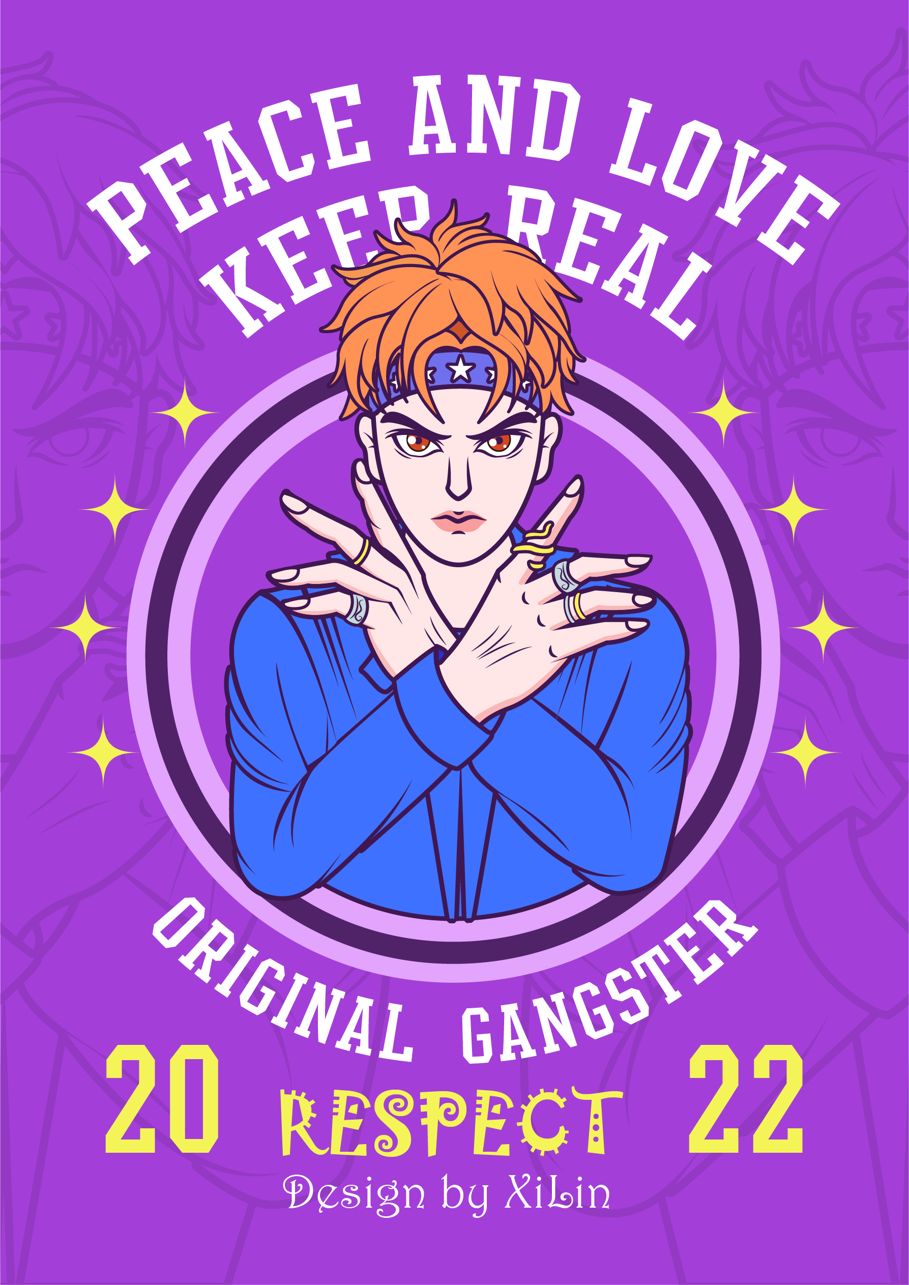 rapper插画AI 说唱歌手_夕林XiLin_Wu-站酷ZCOOL