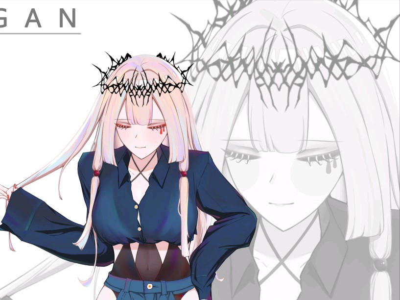 超满意的oc～_灵感明信片-站酷ZCOOL