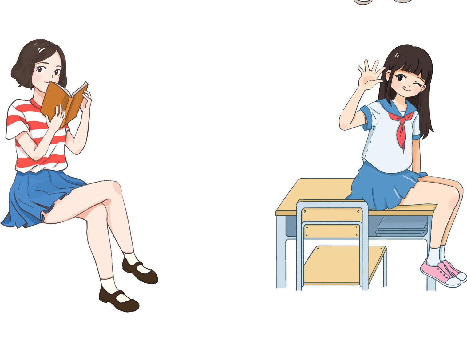 校园风小姐姐_xuexiaojie-站酷ZCOOL