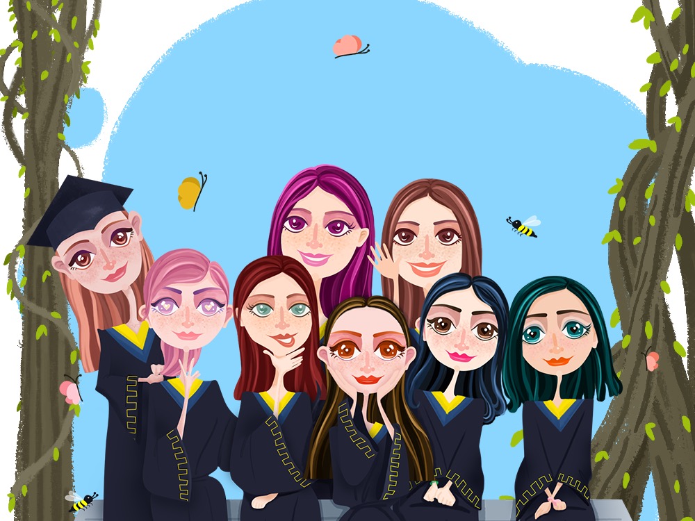 那年我们毕业辽_弯弯Rowan-站酷ZCOOL