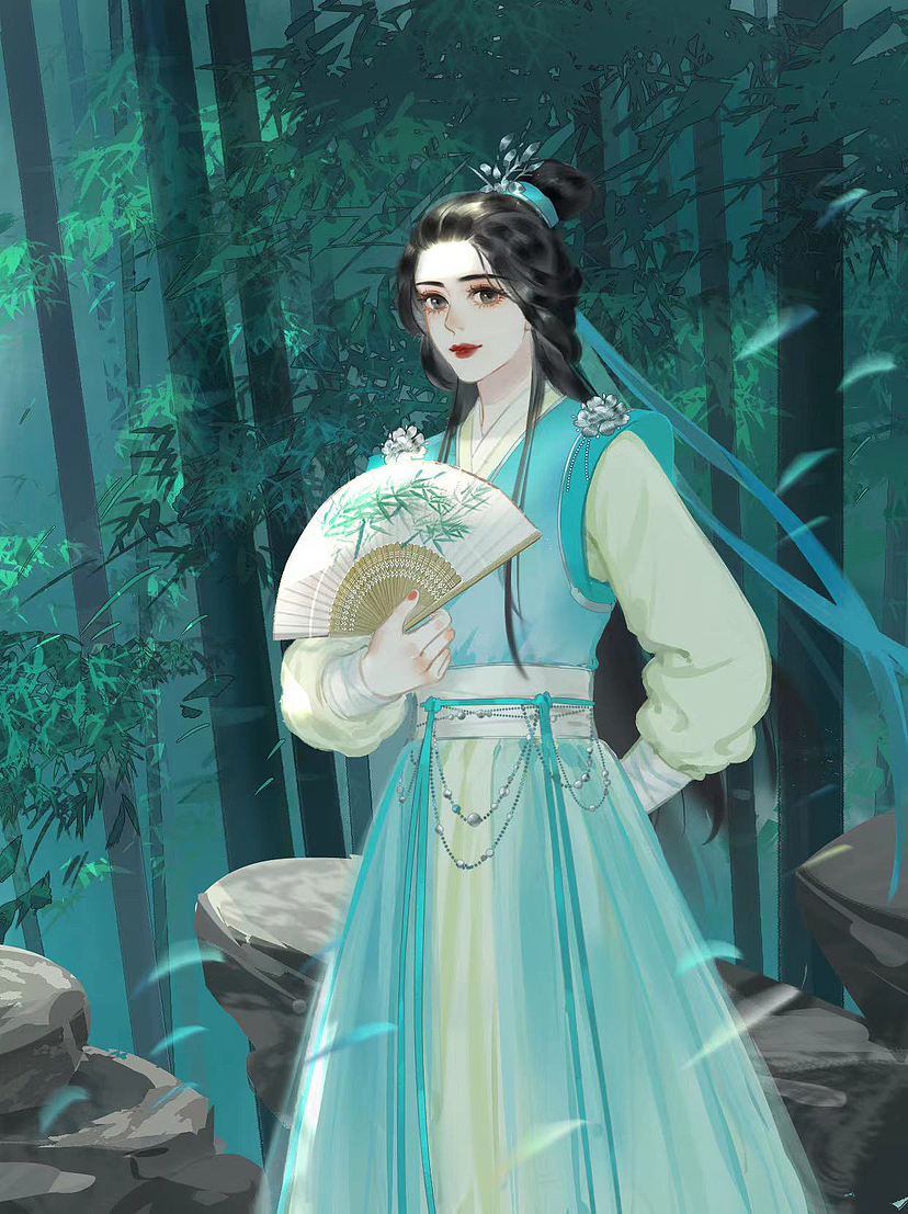 今天的小姐姐_画痨Easy-站酷ZCOOL