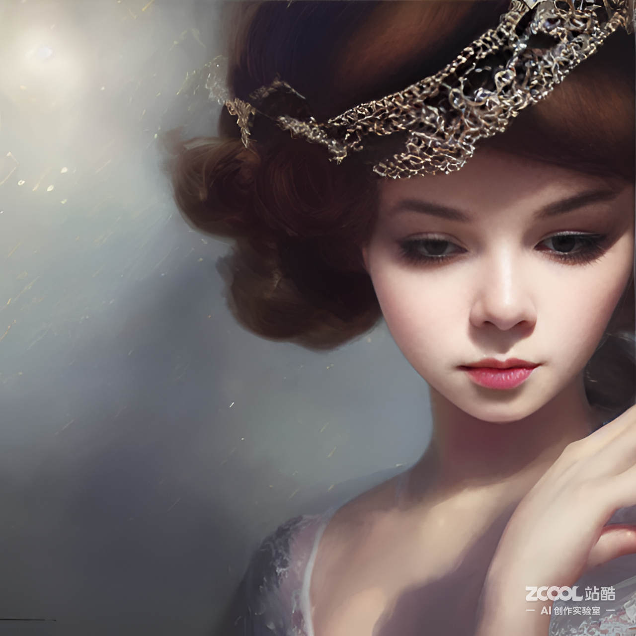 #AI创作实验室#美麗精緻冷酷洛麗塔，年輕祭司_絕世黃瓜-站酷ZCOOL