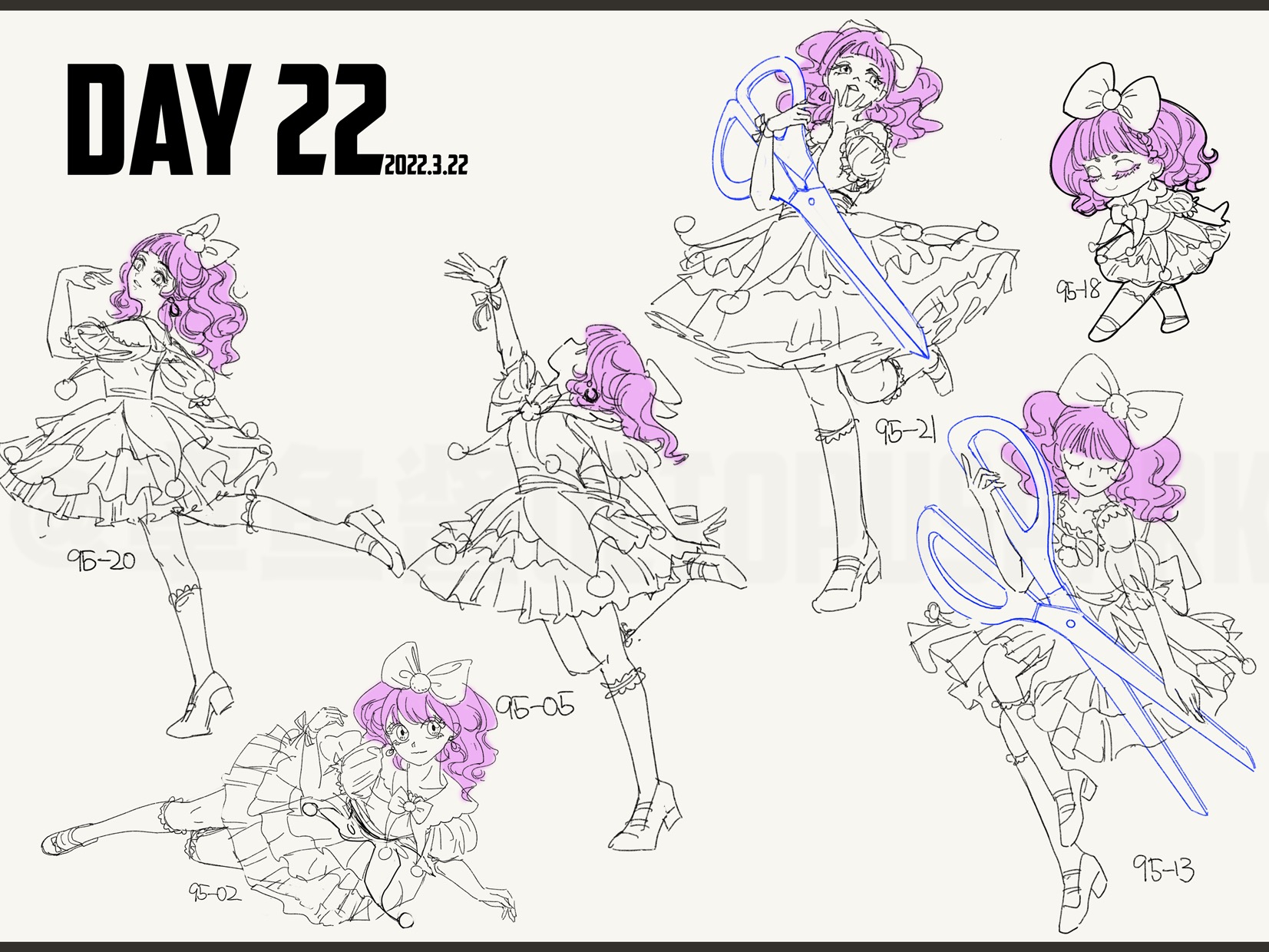 #速写60天挑战赛#Day22@速写班长_章鱼酱油-站酷ZCOOL