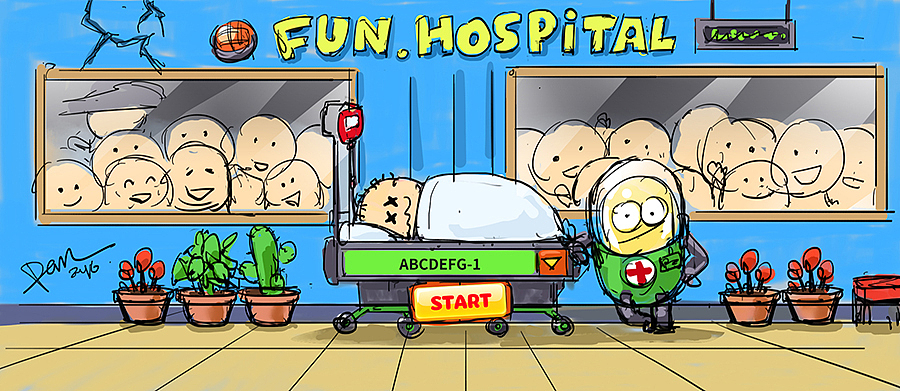 《Fun Hospital》《逗趣医院》游戏设定。|插画|游戏原画|鬼才兄_原创作品-站酷ZCOOL
