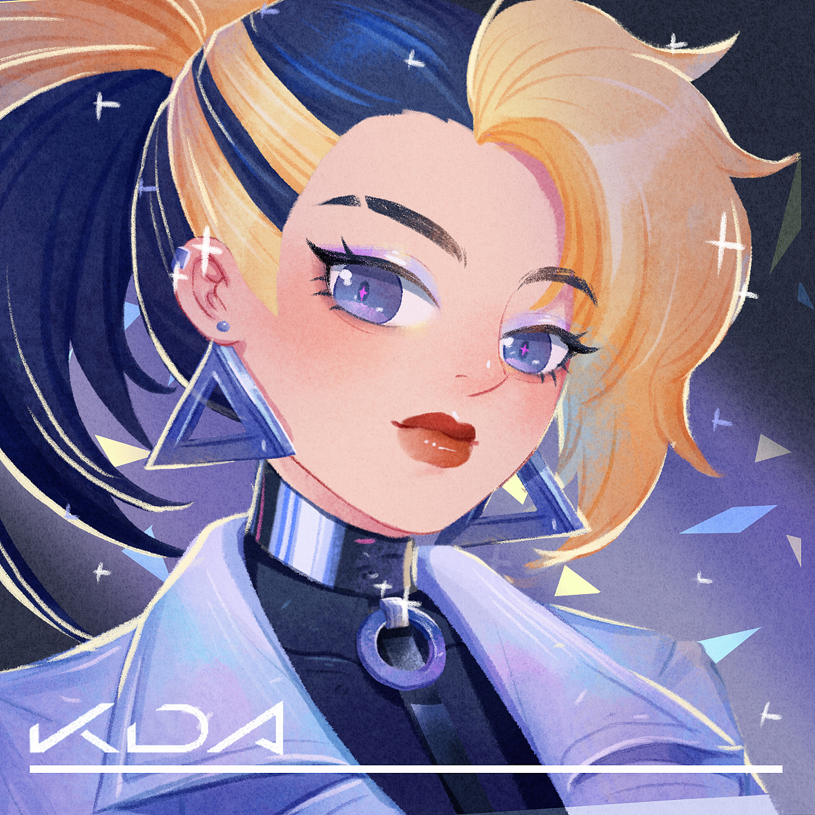 kda女团系列头像_画画的兔纸-站酷ZCOOL