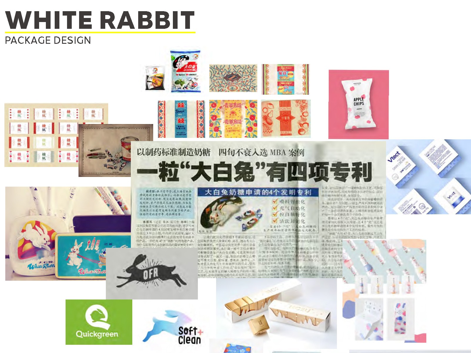 White Rabbit Packaging Design 大白兔包装再设计_健忘小仙女-站酷ZCOOL
