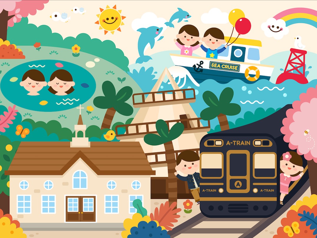 · 一起快乐的旅行吧 ·_Fifi_Jin-站酷ZCOOL