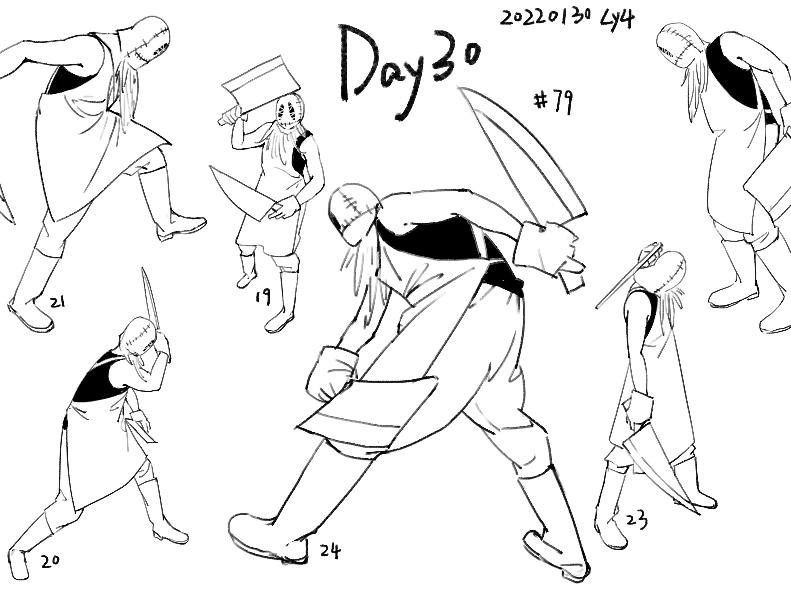 #速写60天挑战赛# Day30 @速写班长_立羽A-站酷ZCOOL