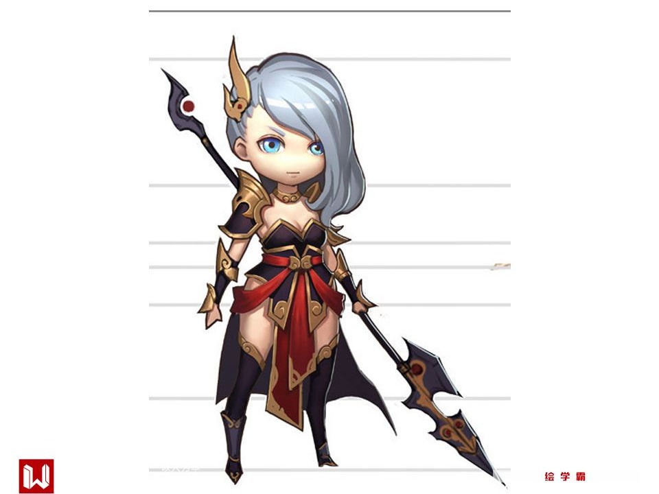 人物设计系列丨三视图丨教你画人物丨PS板绘_CGWANG王氏教育-站酷ZCOOL