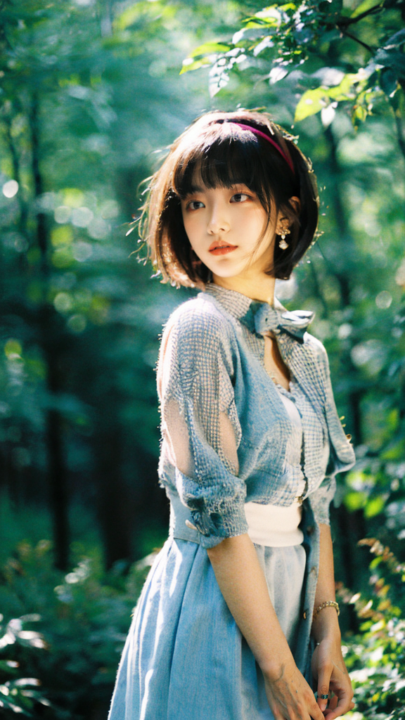 Ai写真约拍森系短发女孩_Theshadowreturns-站酷ZCOOL