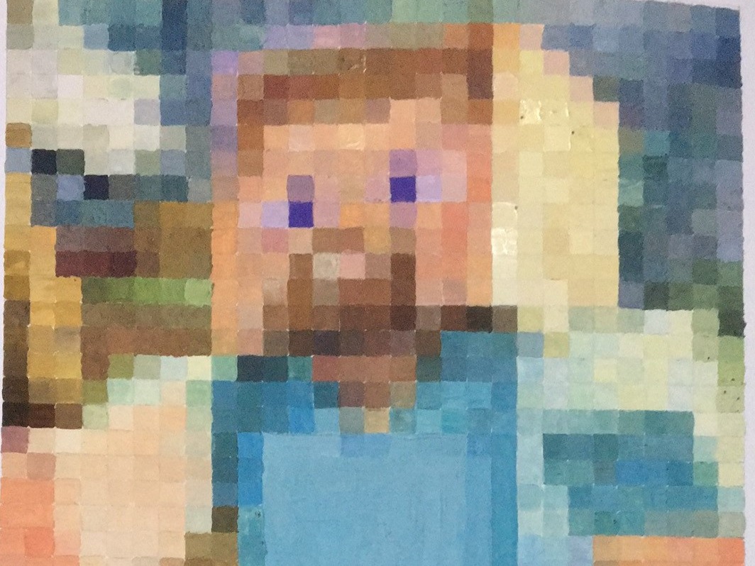 马赛克画_f243693-站酷ZCOOL