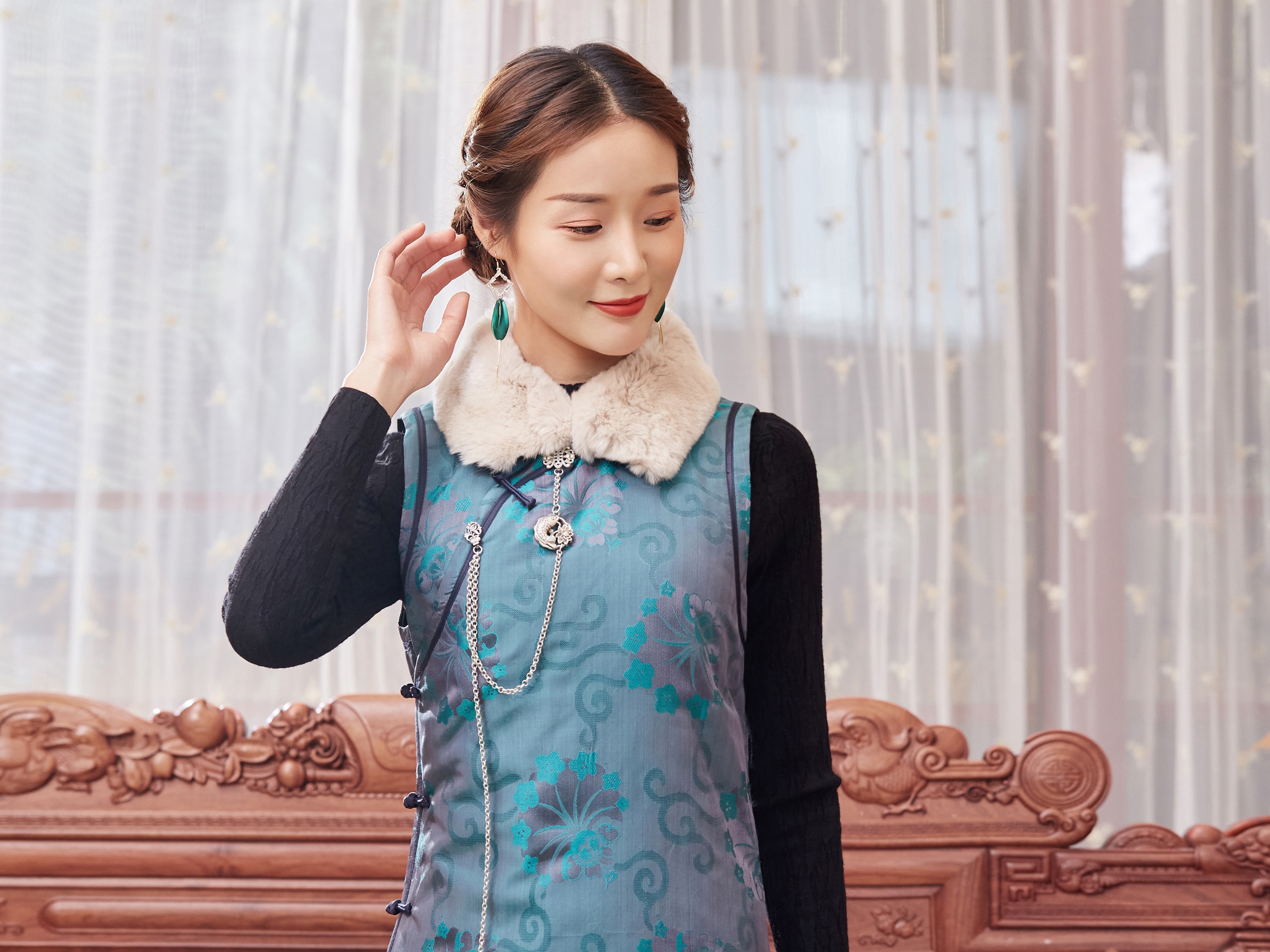 深圳 | ZD | 摄影 华族经典旗袍~_ZD专注模特摄影-站酷ZCOOL