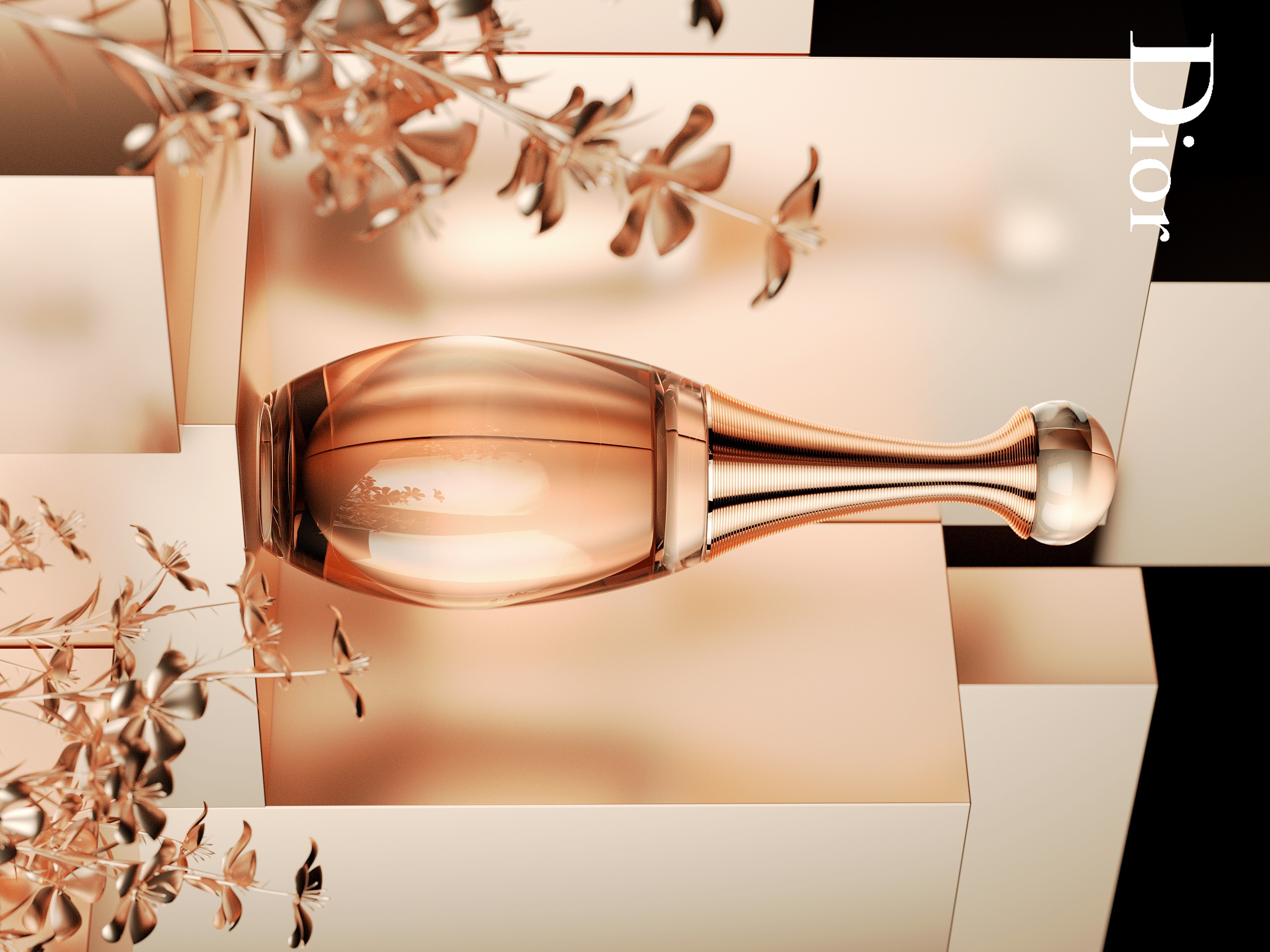 Dior 香水建模渲染_1九柒-站酷ZCOOL