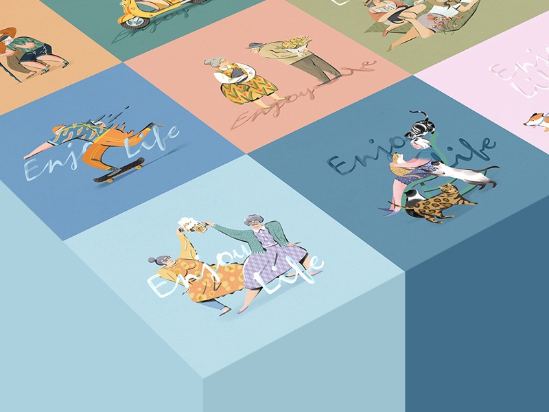 enjoy life_Eve3L-站酷ZCOOL