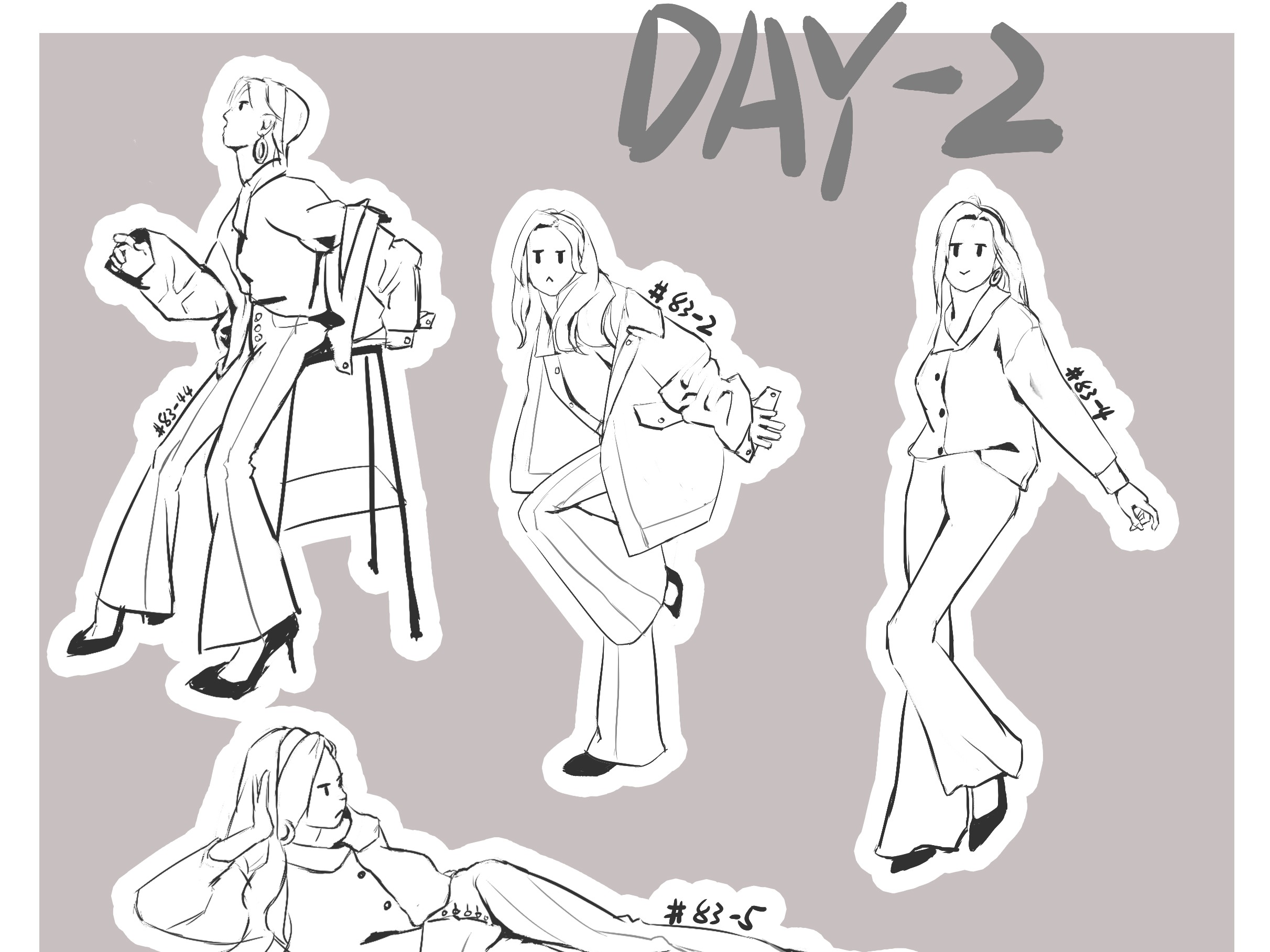 #速写60天挑战赛# day02 @速写班长 _秃秃腾-站酷ZCOOL