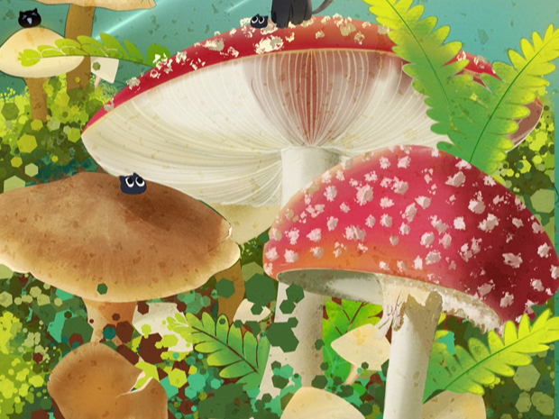 蘑菇森林_Z644578934-站酷ZCOOL
