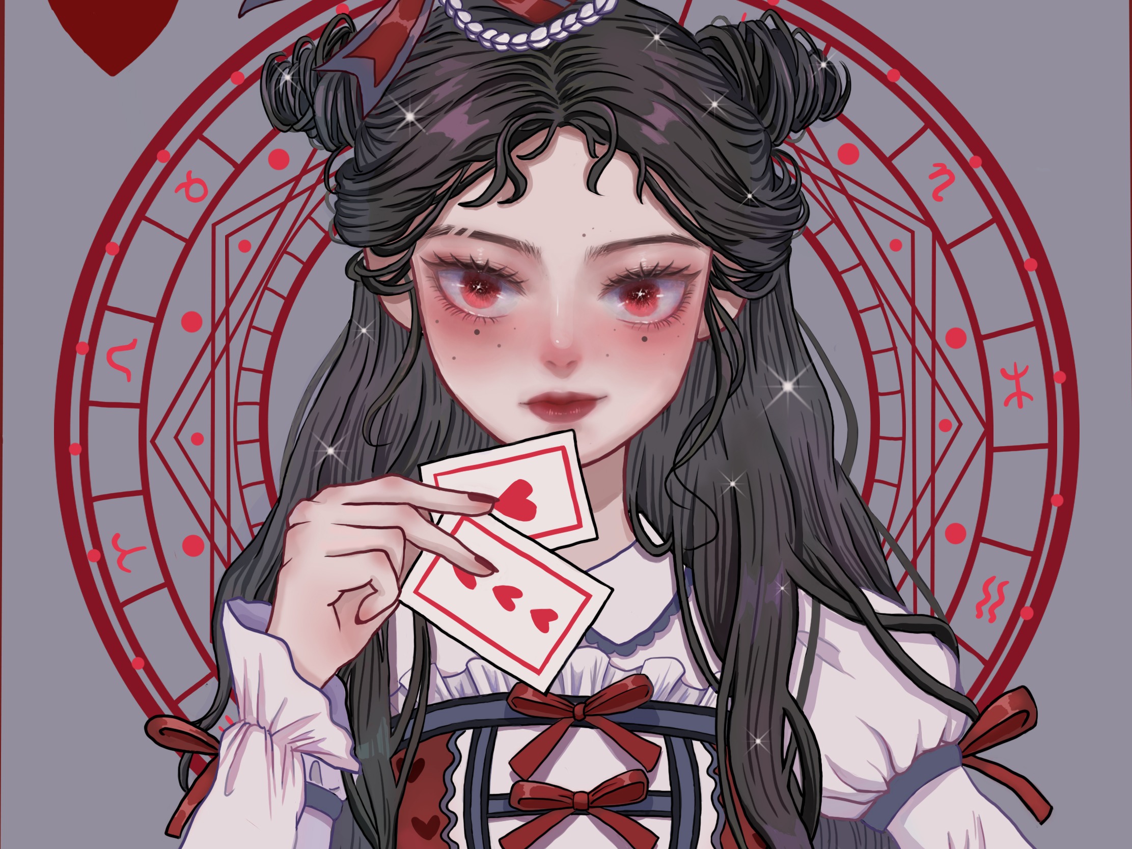 卡牌系列 红桃QUEEN♥_Ruoruo啊-站酷ZCOOL