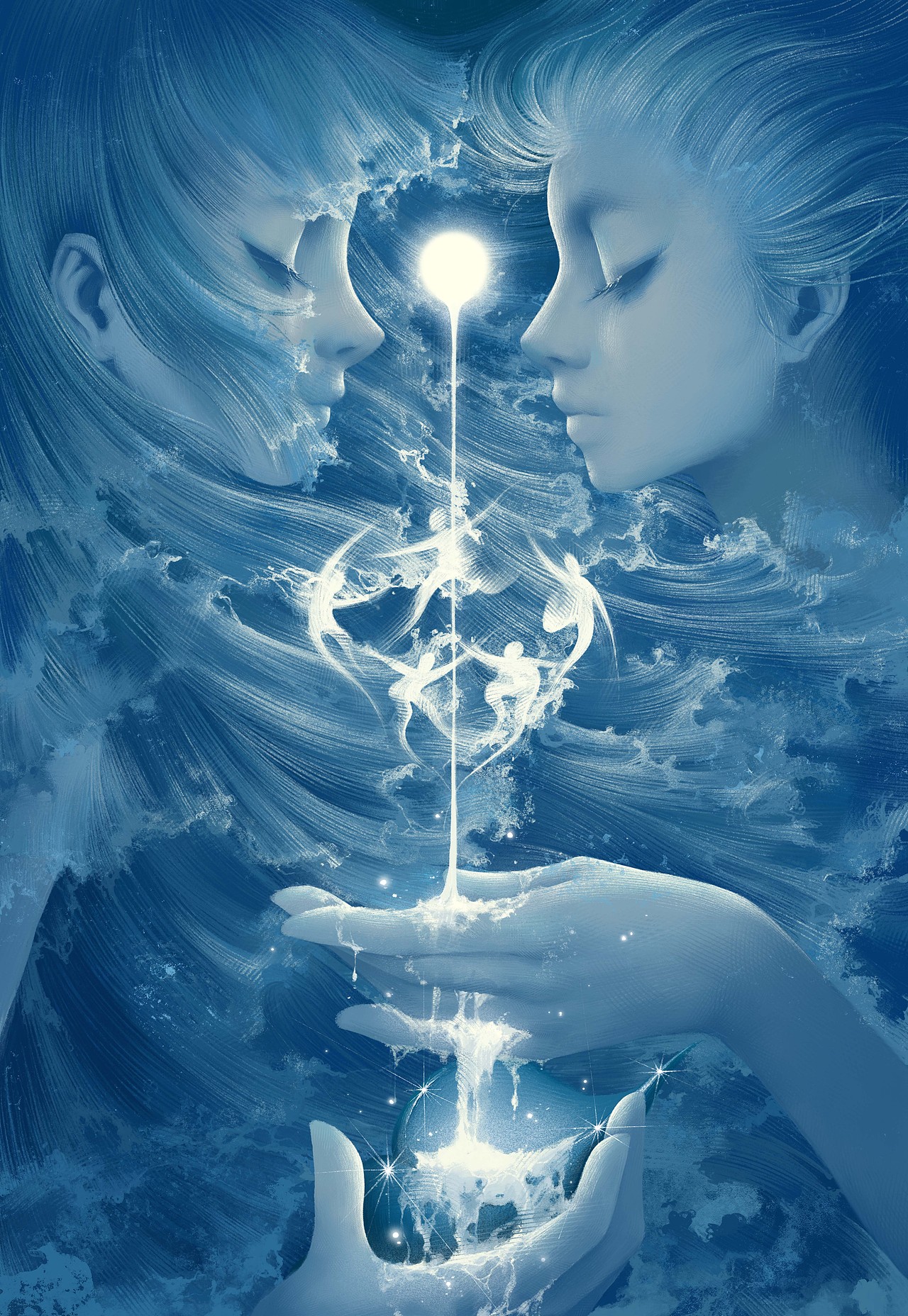 月球潮汐_几朵JIDUO-站酷ZCOOL