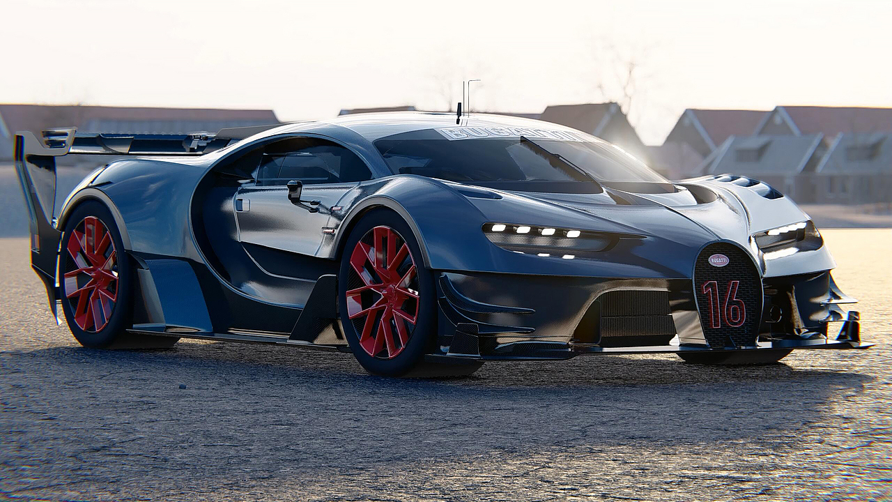 超燃！！3D改装概念车Chiron-Lumion渲染_JIHB-站酷ZCOOL