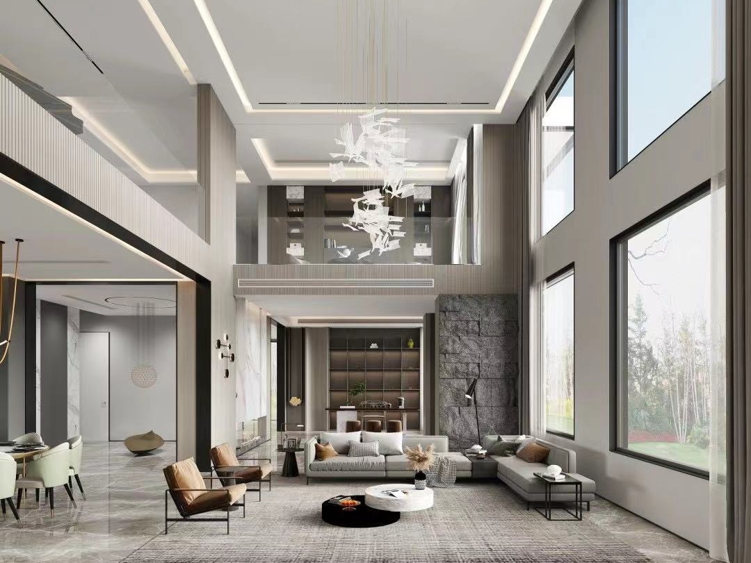 现代别墅设计_柔柔很温柔-站酷ZCOOL