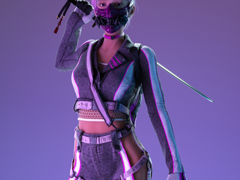 DAZ 快速人物渲染_青娇肉丝-站酷ZCOOL