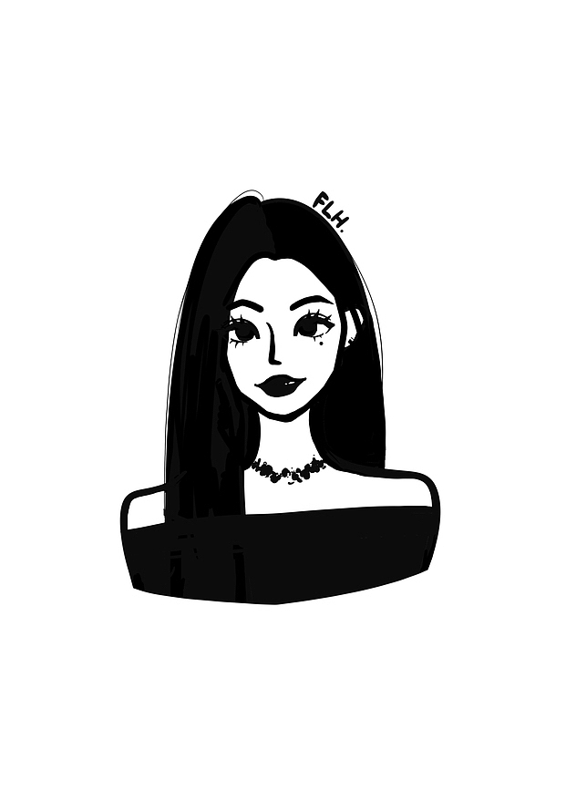 黑白头象_叮点-站酷ZCOOL