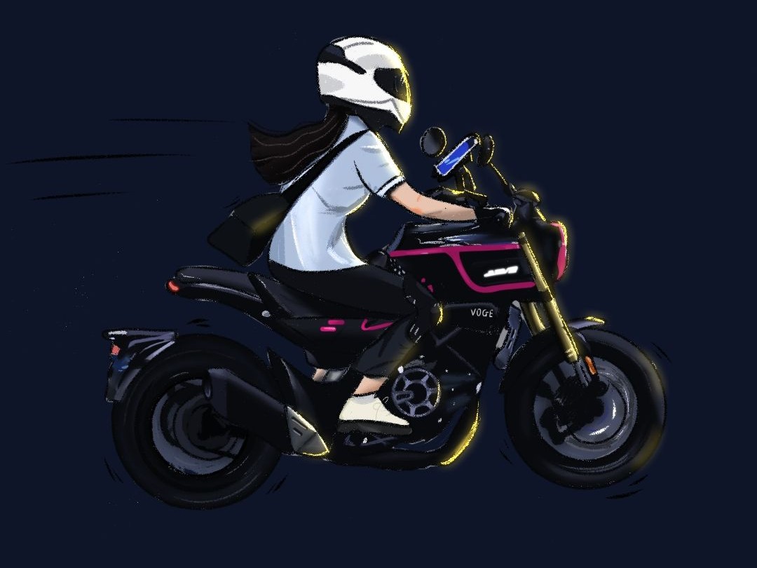 Small motorcycle_雨滴的梦-站酷ZCOOL