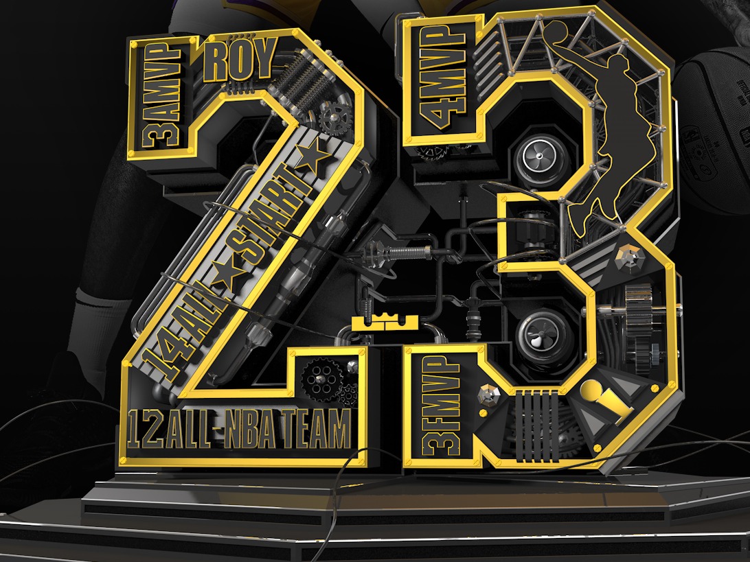 小皇帝 詹姆斯，这个时代最伟大的NBA球星_艺术遐想-站酷ZCOOL