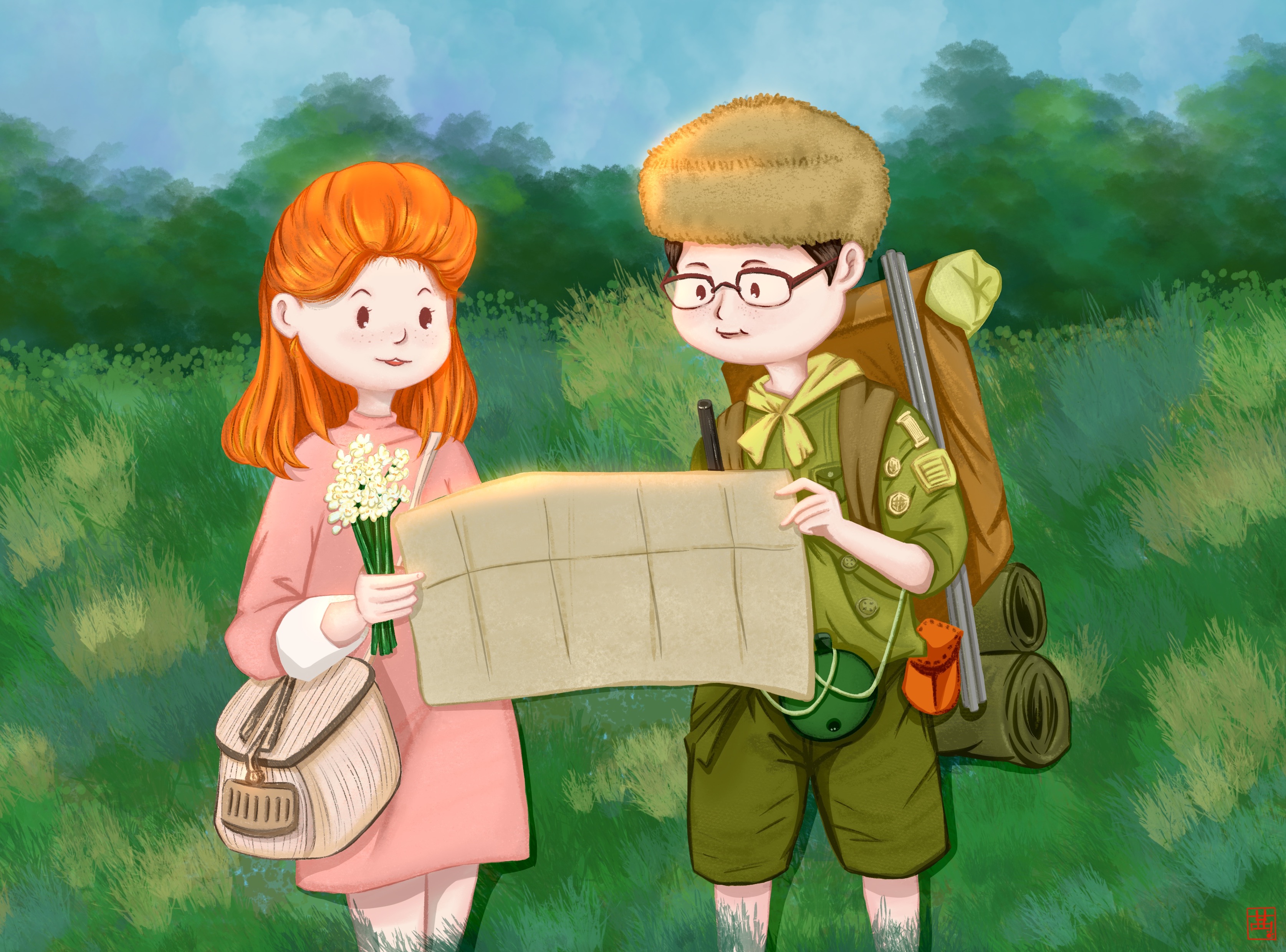 二周作业2野营_绫筱茜-站酷ZCOOL