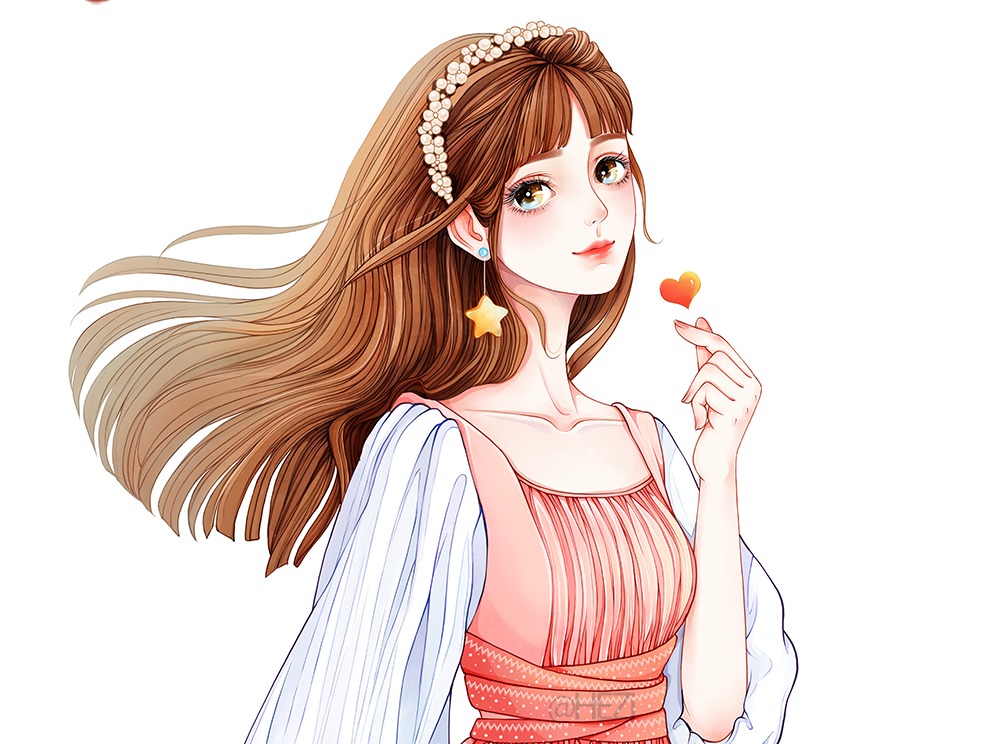 零食包装插画设计（少女水彩插画）_HEZi何子-站酷ZCOOL