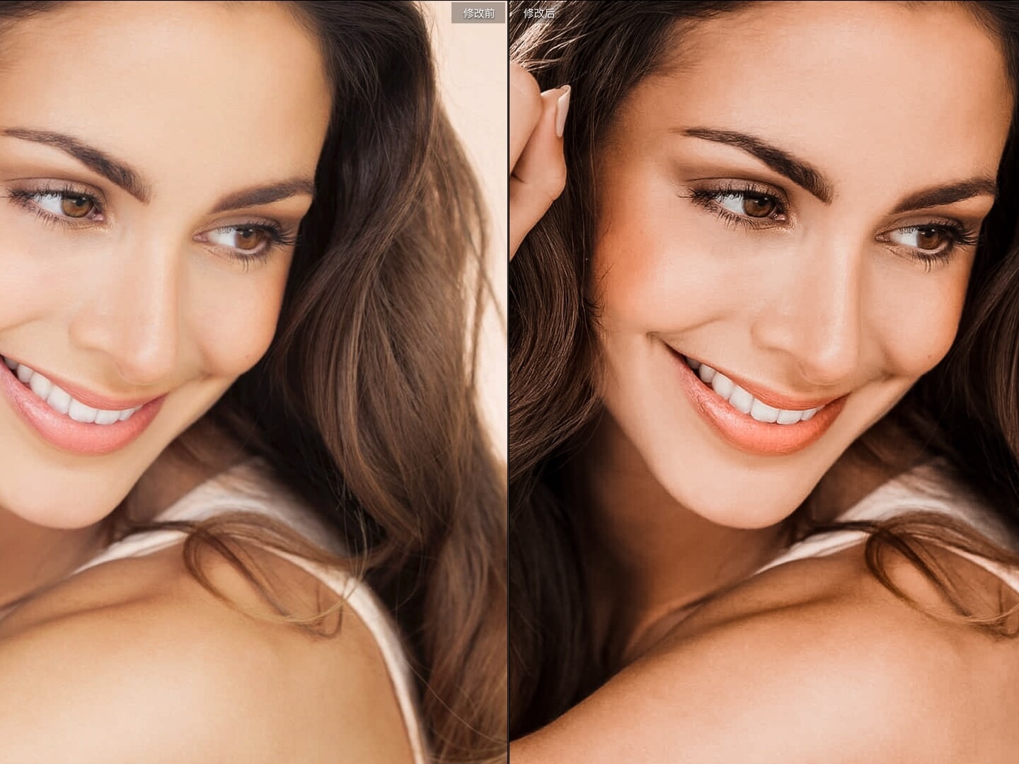 10个金棕色调人像调色Lightroom预设_Mac小美人儿-站酷ZCOOL