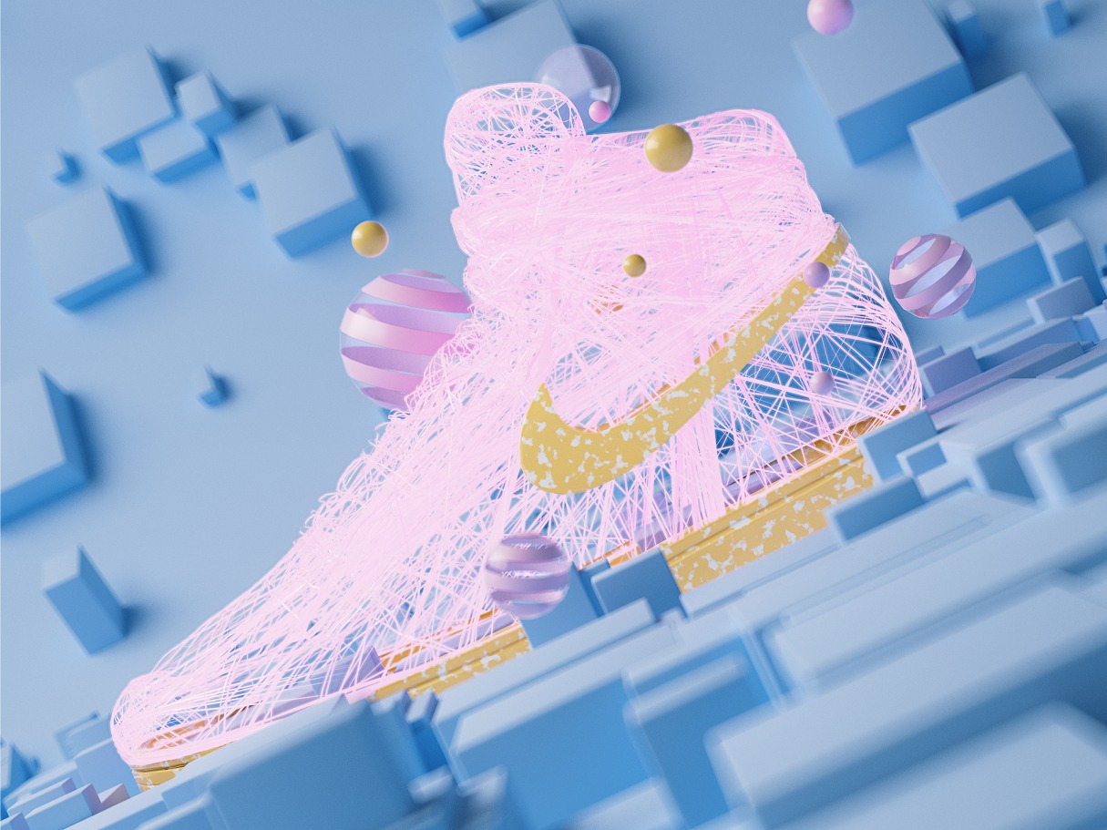 电商渲染|C4D、RS、XP粒子_小G打怪兽-站酷ZCOOL