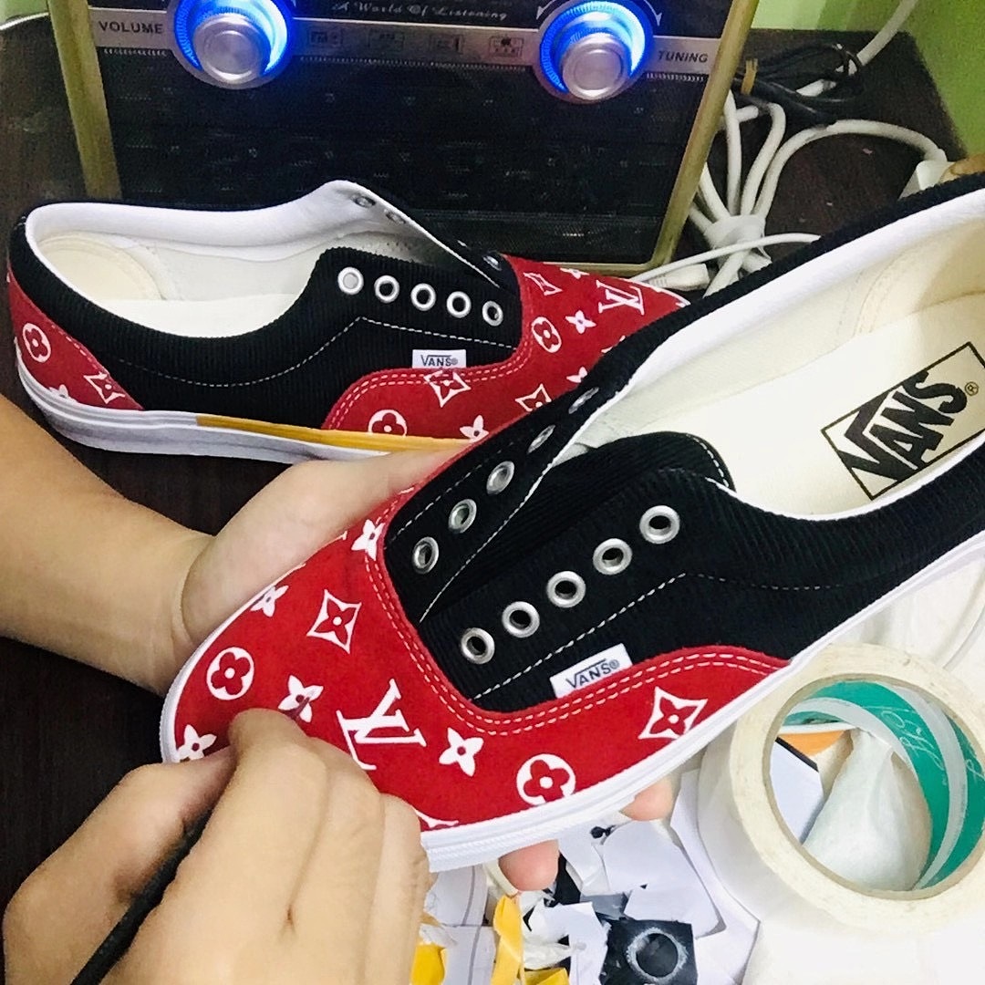 VANS X LV _鞋子刻制师-站酷ZCOOL
