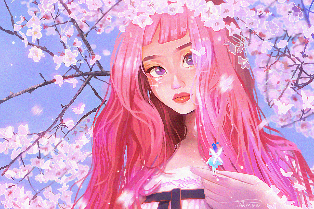 桃之夭夭_JMEN-站酷ZCOOL