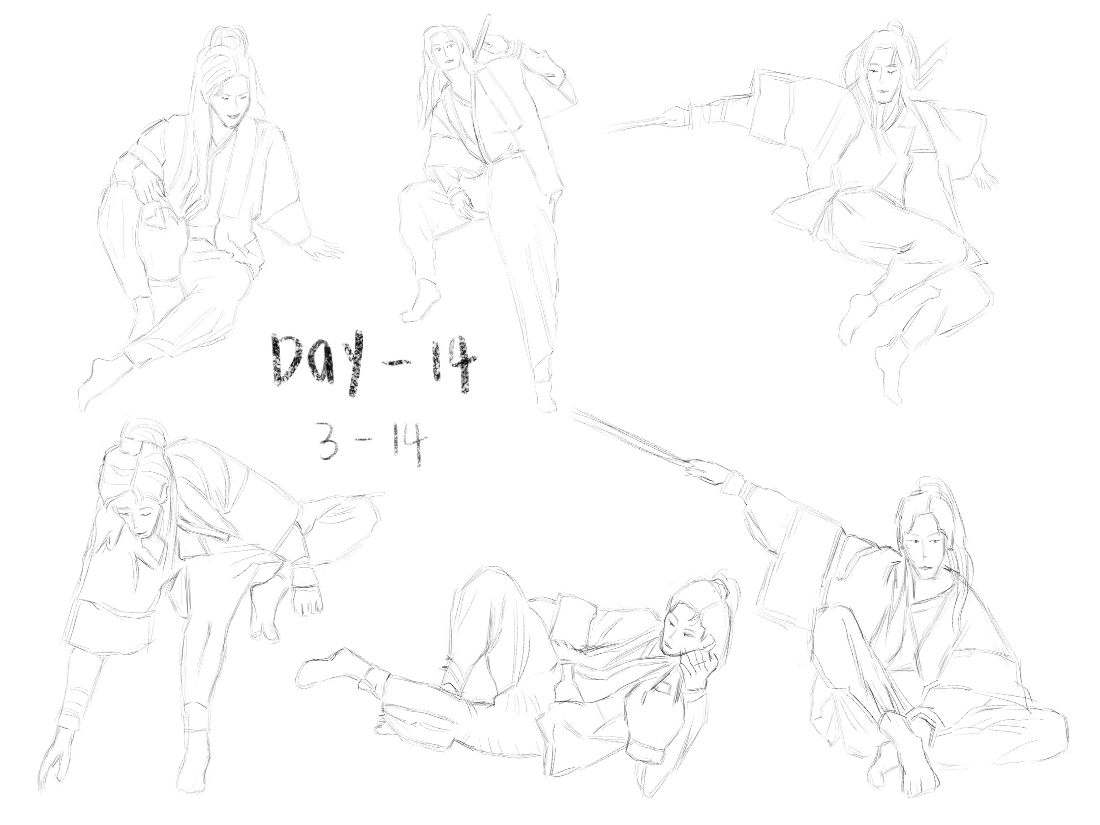 #速写60天挑战赛#Day 14@速写班长_s笨笨猪-站酷ZCOOL