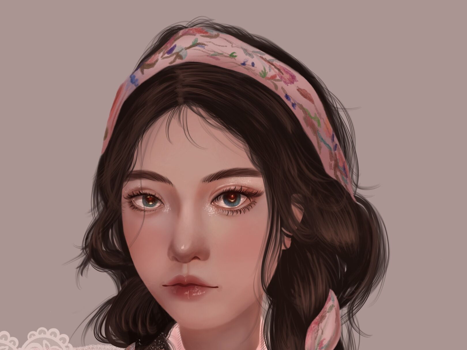 厚涂人像少女_amay君君-站酷ZCOOL