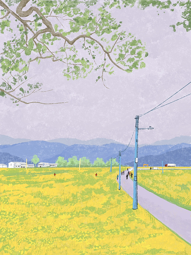 procreate🎨春日气息_小啾啾_QI-站酷ZCOOL