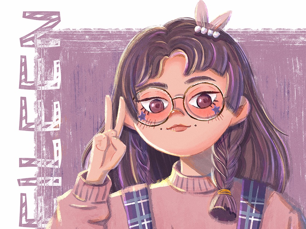 一些头像稿_林行行Eileen-站酷ZCOOL