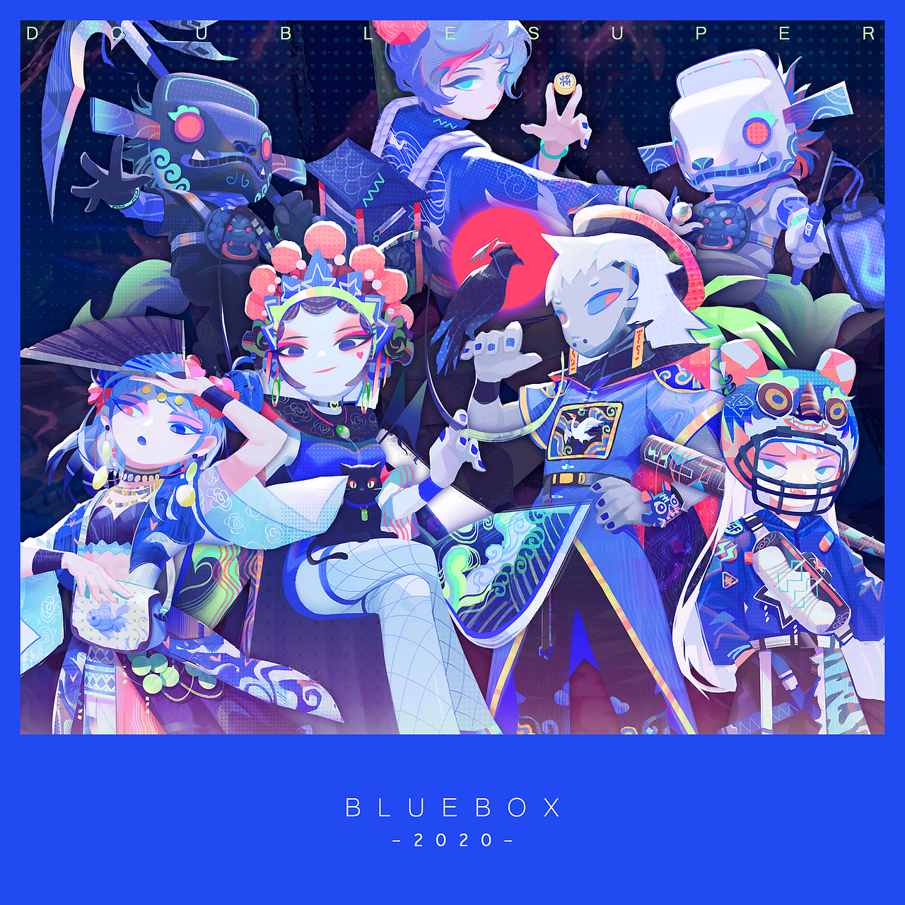 Blue Box_宇宙人烧烧-站酷ZCOOL
