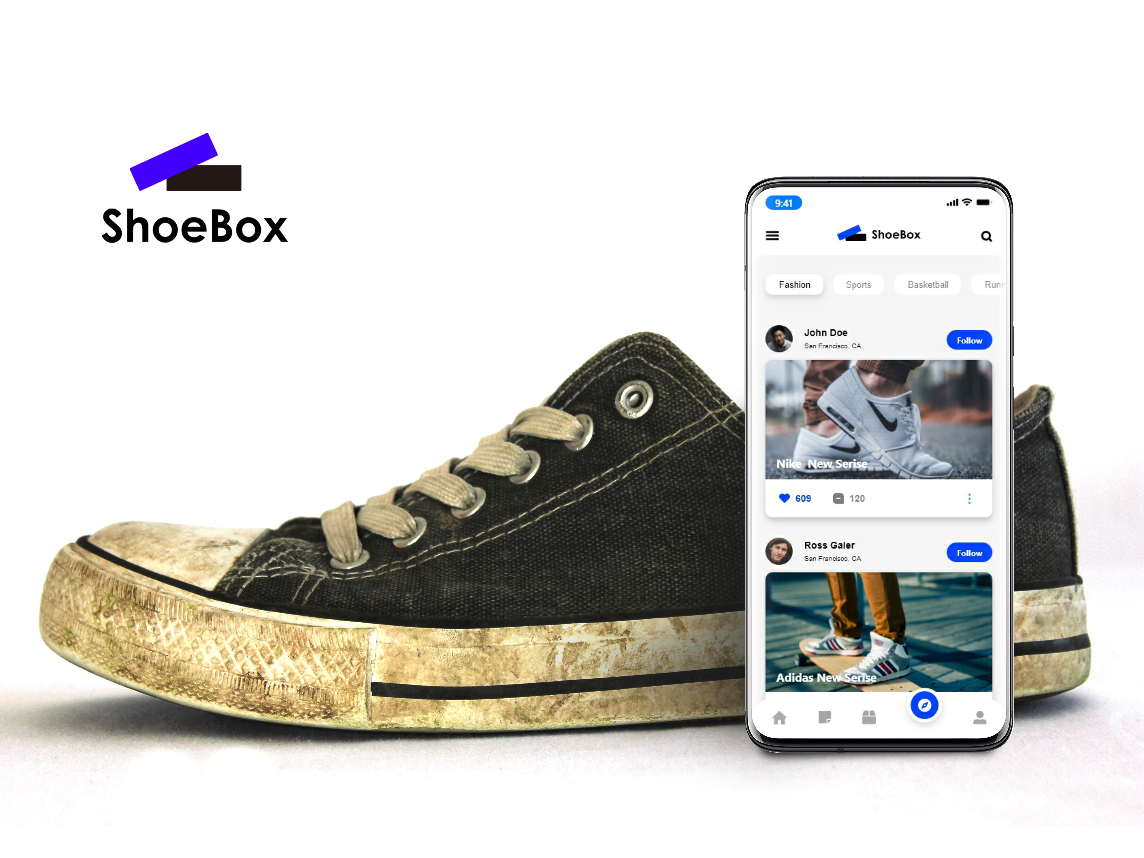 ShoeBox 鞋品社区_月球上的某某人-站酷ZCOOL