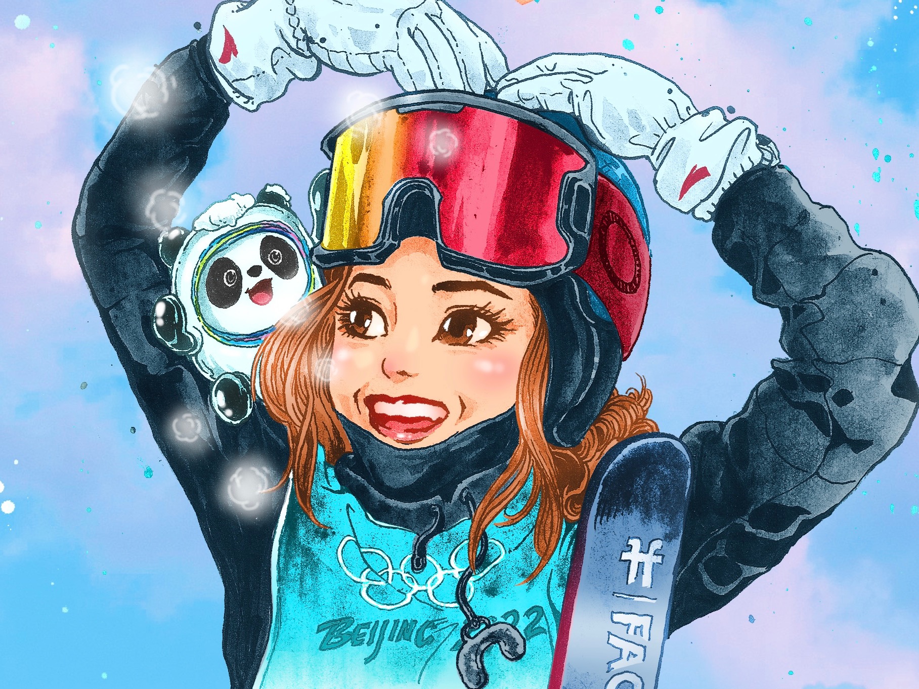 谷爱凌YYDS！_神之手DANKY-站酷ZCOOL