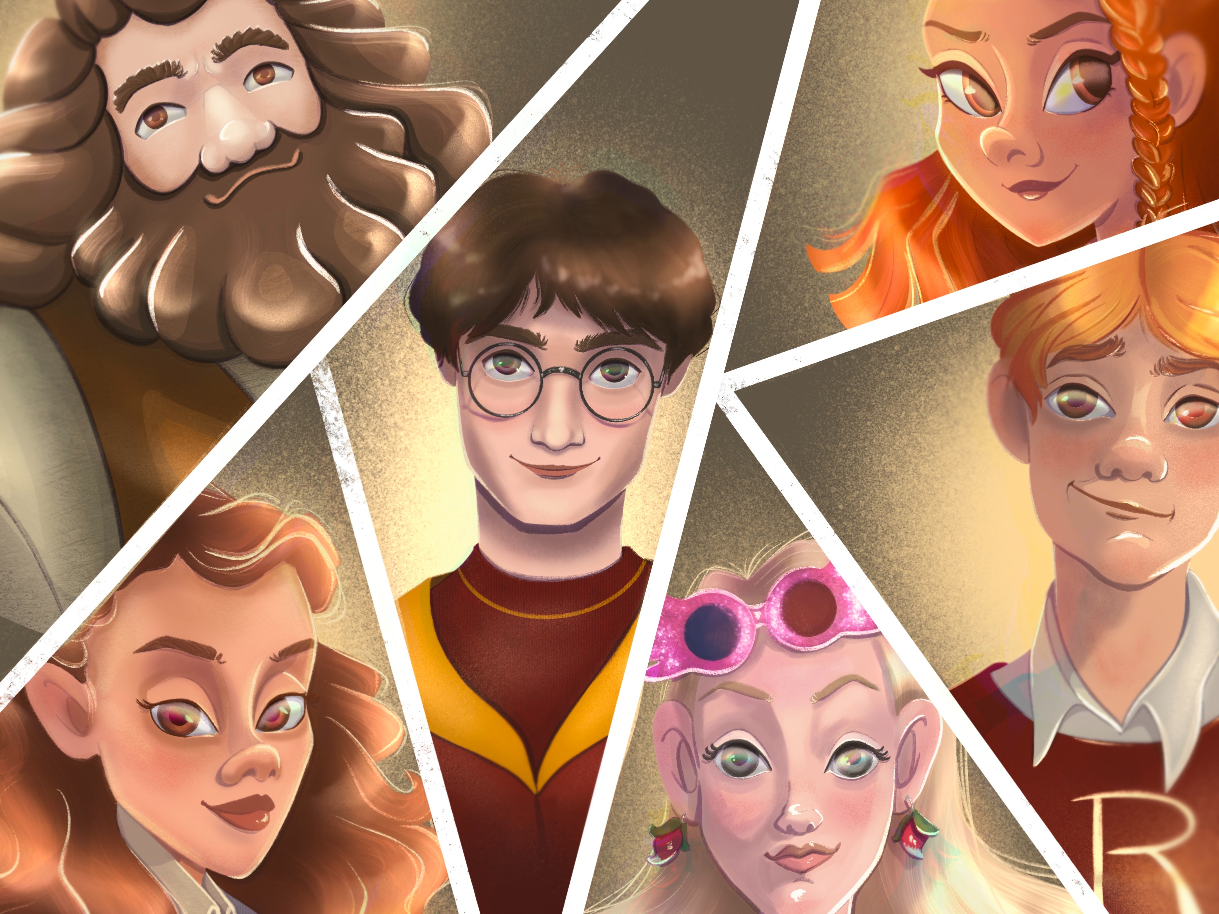 Harry Potter characters | Fanart_KateMorozz-站酷ZCOOL