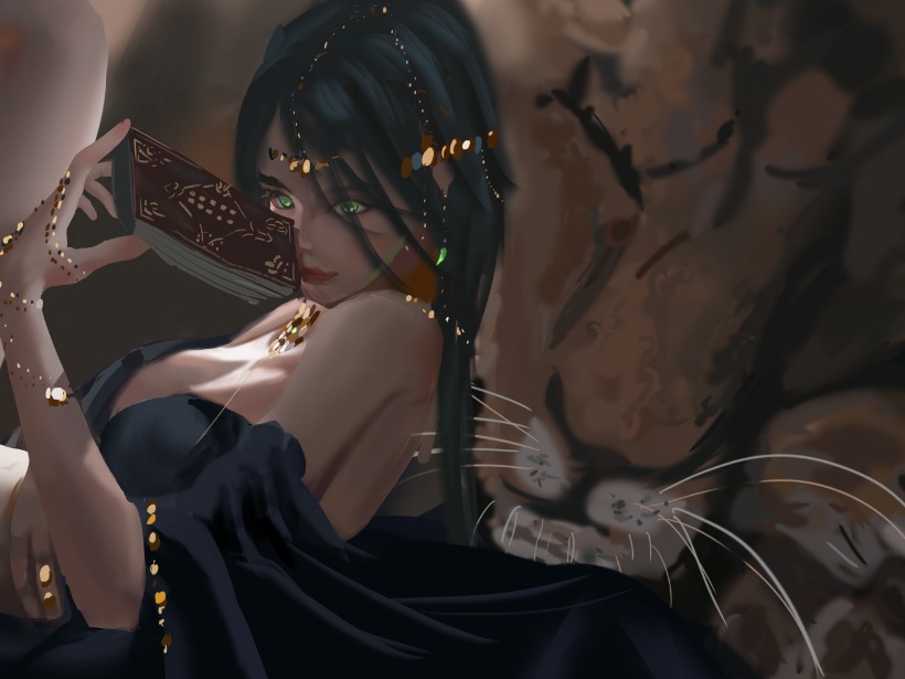 临摹wlop大神的作品_Z98824995-站酷ZCOOL