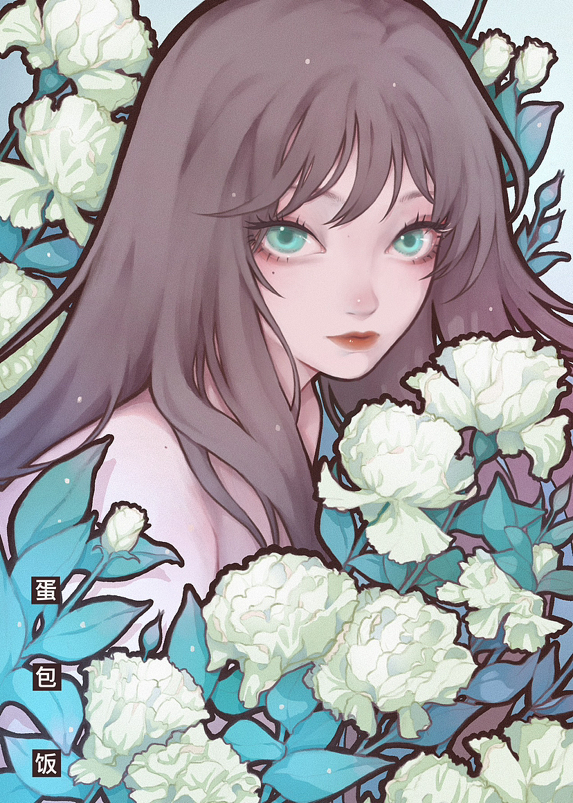 【花与她】iPad原创绘画合集_蛋包饭JoZ-站酷ZCOOL