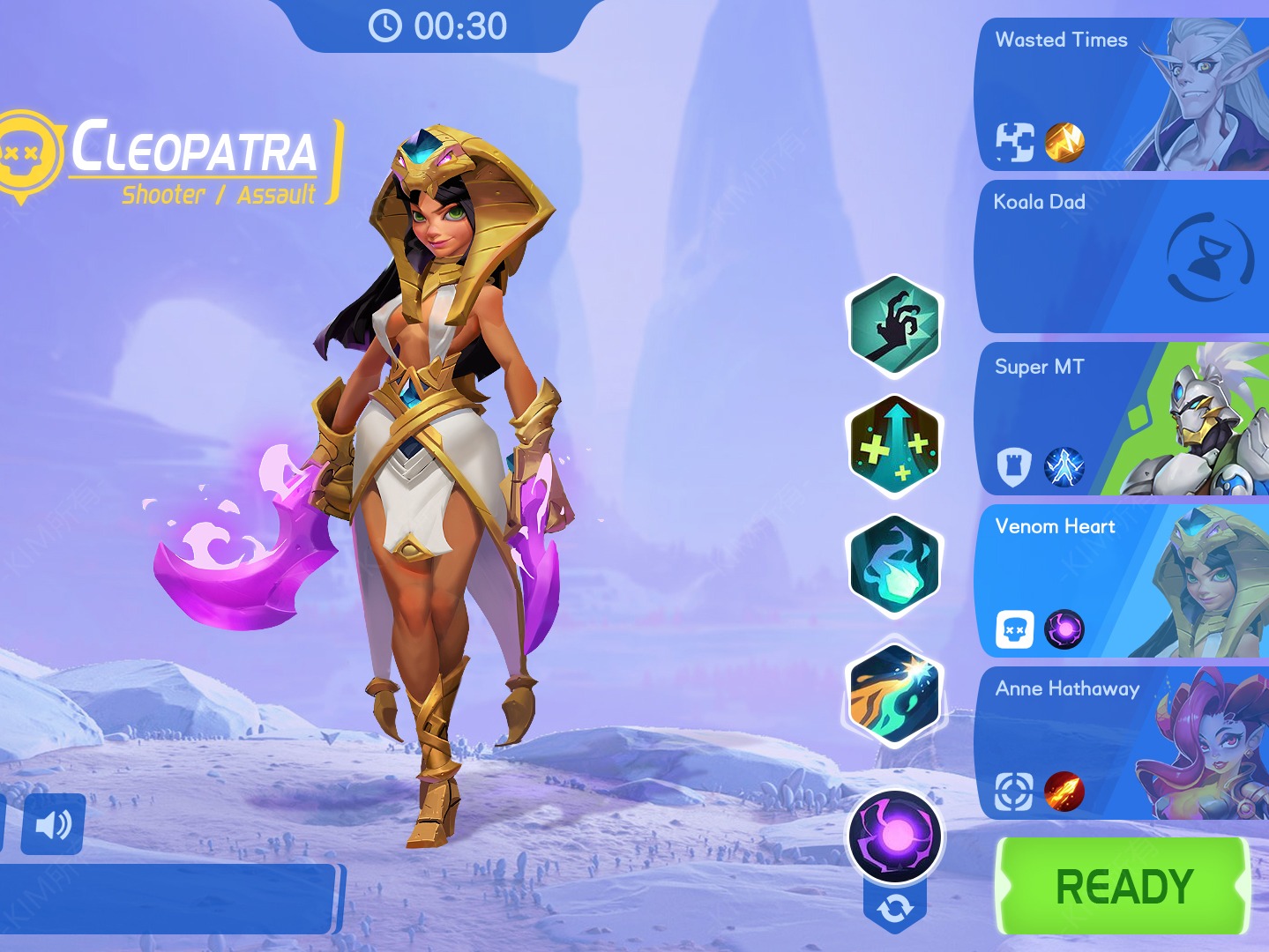 欧美卡通 Moba 扁平 UI 角色界面_YKim-站酷ZCOOL