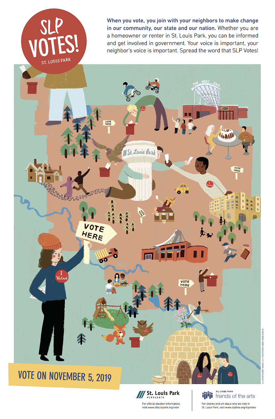 St. Louis Park_插画师小洁Alicia-站酷ZCOOL