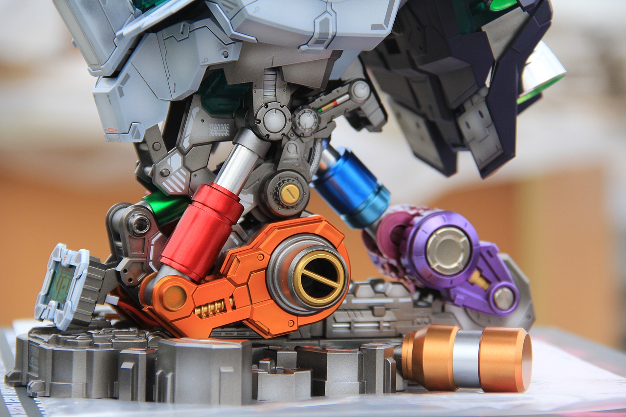 高达 unicorn 独角兽 亿辉 胸像_GD遥光wilson-站酷ZCOOL